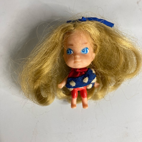Mattel | Toys | Vintage Mattel 2 Miniature Rare Blonde Doll Little ...